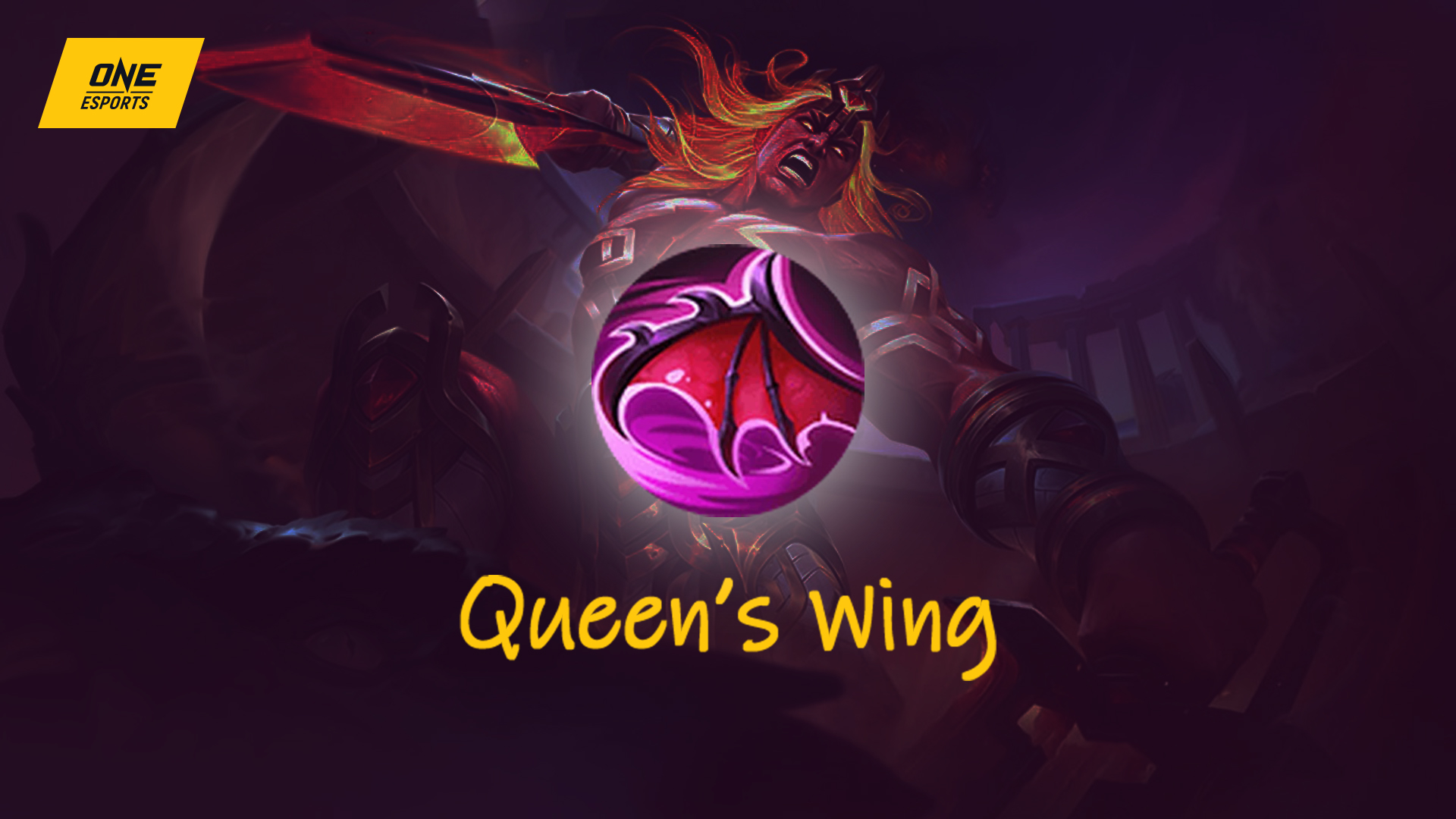 Penjelasan item Queens Wing: Semakin berbahaya di kondisi kritis | ONE Esports Indonesia