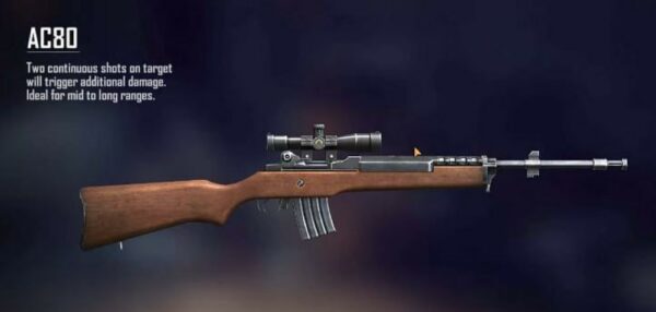 AC80, senjata marksman rifle baru yang akan hadir di Free Fire (FF ...