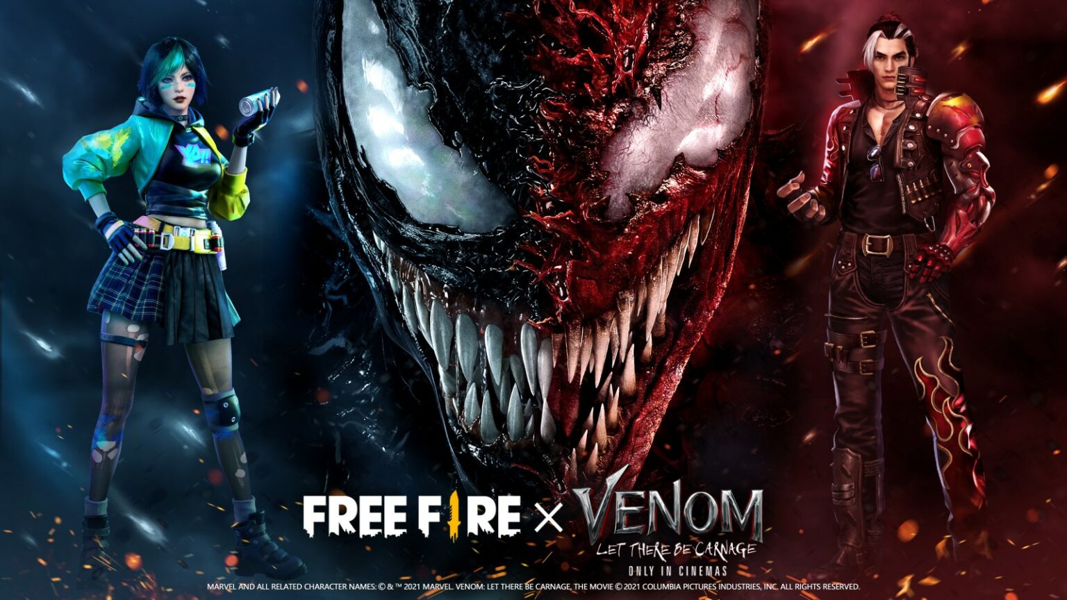 Kolaborasi Free Fire x Venom hadirkan banyak event dan item eksklusif ...