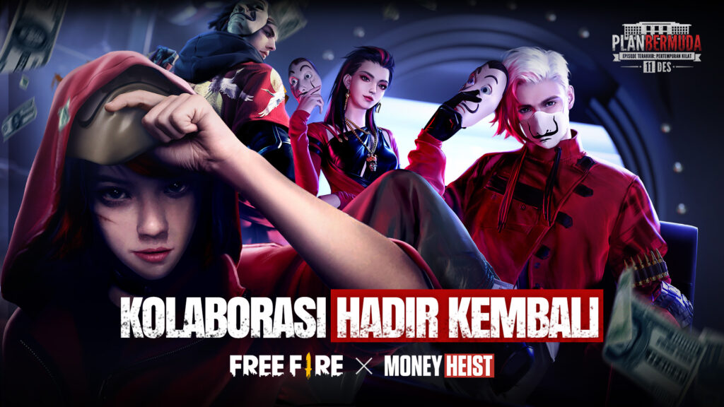 Free Fire kembali berkolaborasi dengan Money Heist | ONE Esports Indonesia