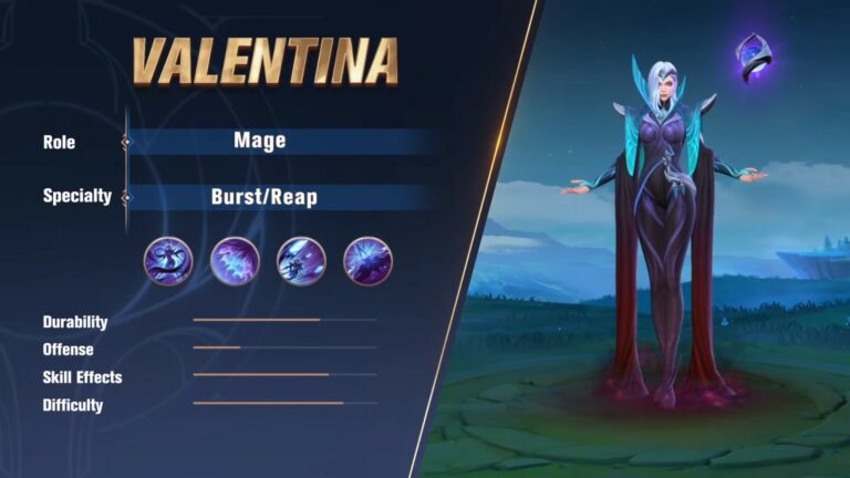Detail skill hero baru MLBB Valentina | ONE Esports Indonesia