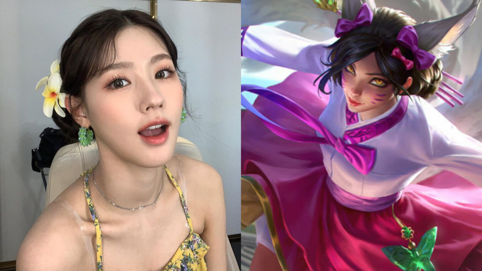 Cantiknya (G)I-DLE Miyeon berbalut skin Dynasty Ahri League of Legends ...