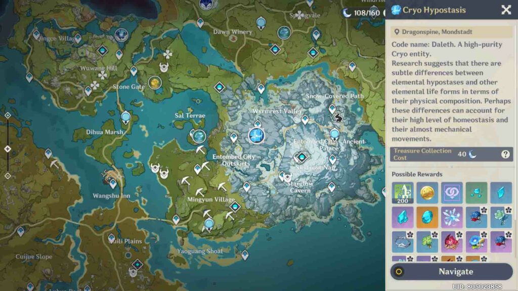 Guide farm meterial Shenhe: Lokasi dan rute | ONE Esports Indonesia