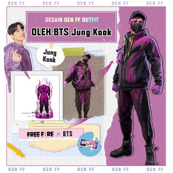 Bundle BTS x Free Fire: Penuh warna dan berkarakter! | ONE Esports ...