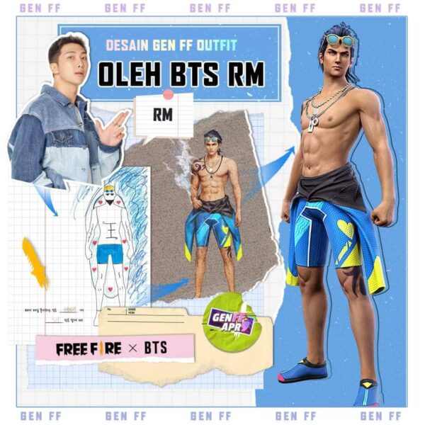 Bundle BTS x Free Fire: Penuh warna dan berkarakter! | ONE Esports ...