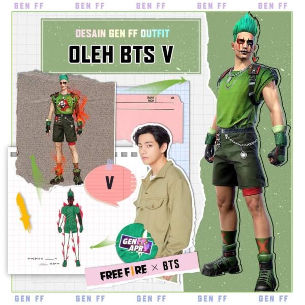 Bundle BTS x Free Fire: Penuh warna dan berkarakter! | ONE Esports ...