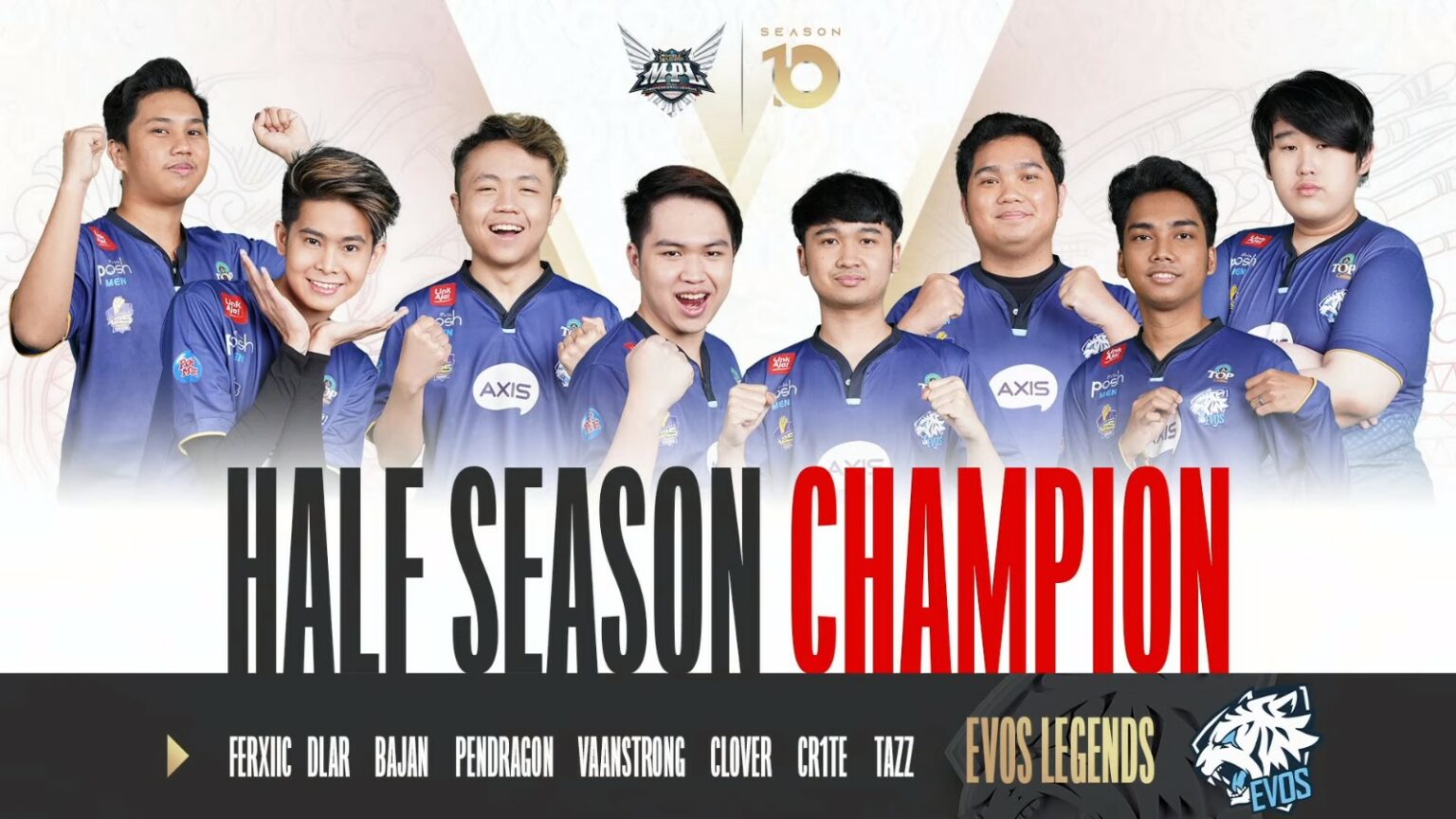 Sukses tanpa trio M1, EVOS Legends juara paruh musim MPL ID S10 | ONE Esports Indonesia