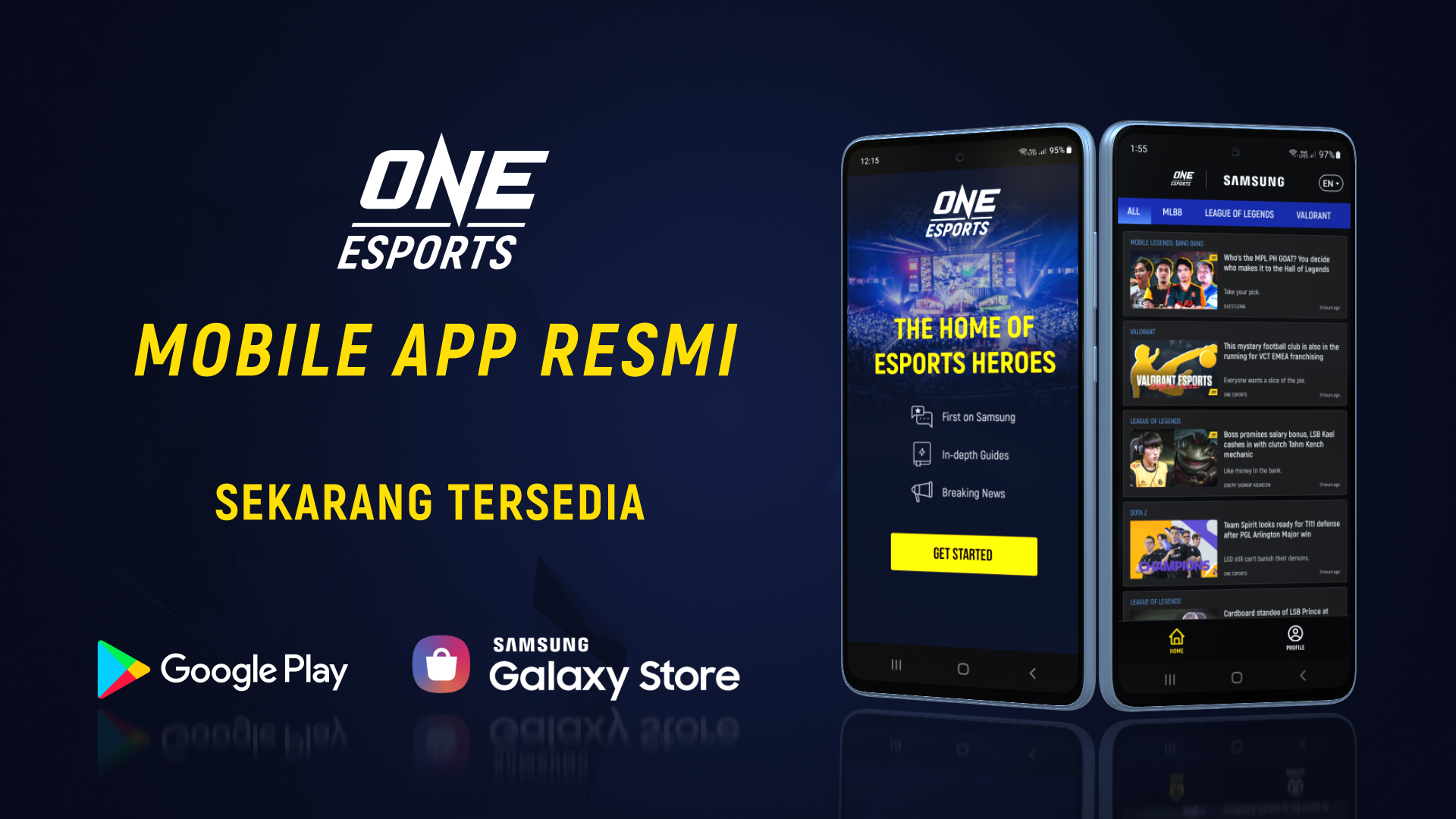 Dapatkan akses eksklusif ke interview, panduan bermain dan lainnya melalui ONE Esports app untuk ...