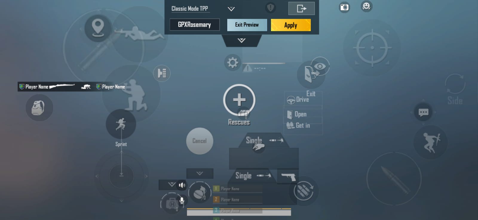 Guide setting sensitivitas dan layout PUBG Mobile GPX Rosemary | ONE Esports Indonesia