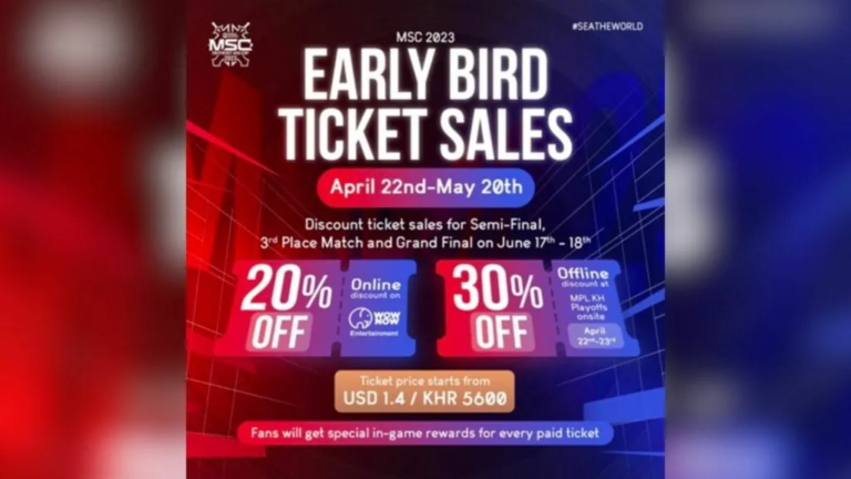 Harga tiket MSC 2023 dan cara belinya | ONE Esports Indonesia