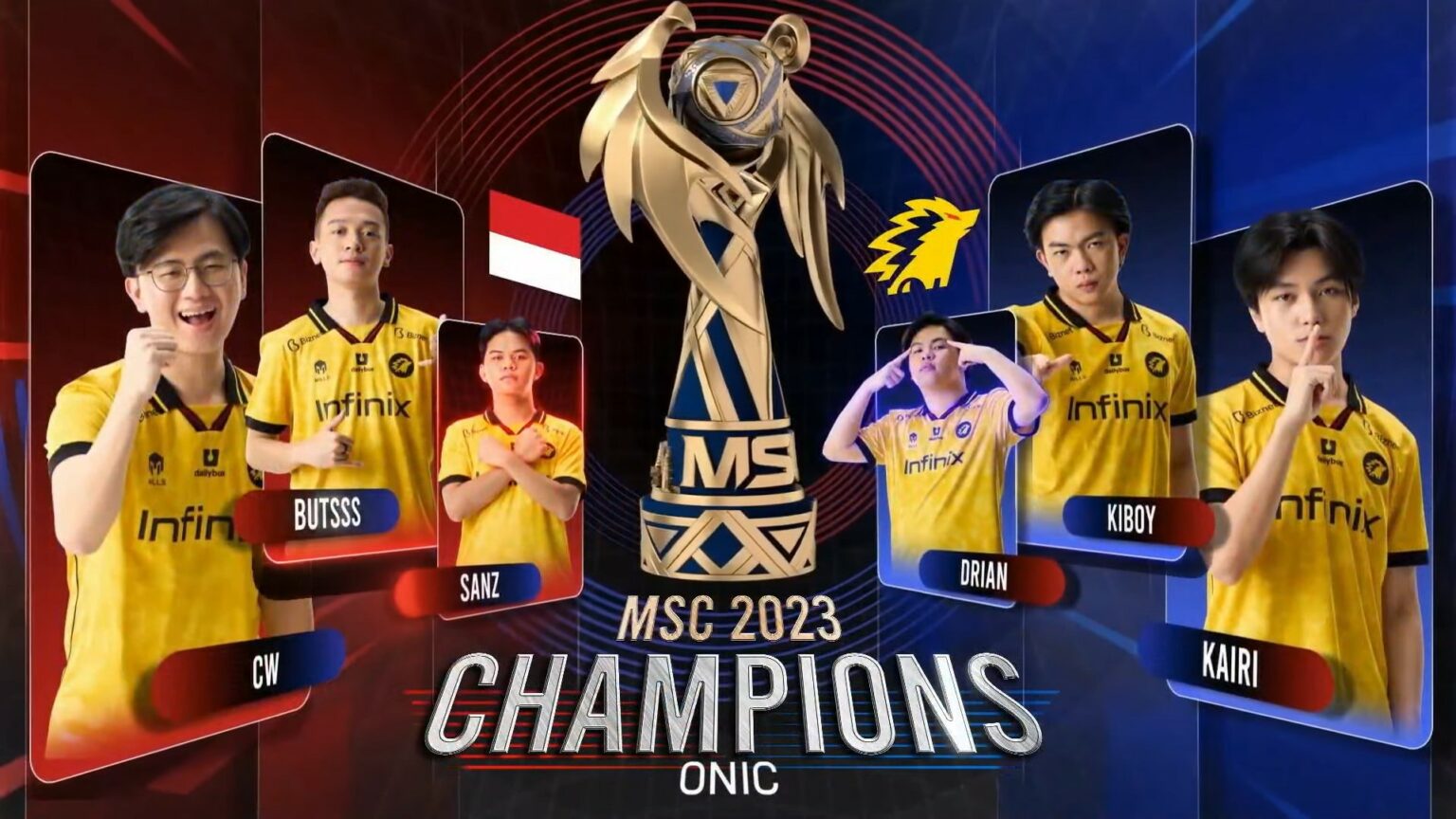 ONIC Esports juara MSC 2023! Indonesia penguasa Asia Tenggara | ONE Esports Indonesia