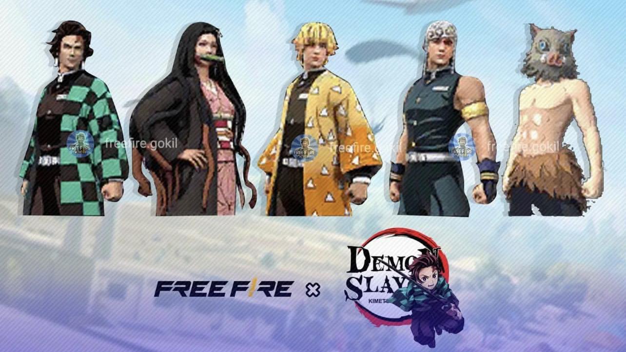 Intip bocoran Free Fire x Demon Slayer, siapkan kocek kalian untuk ...