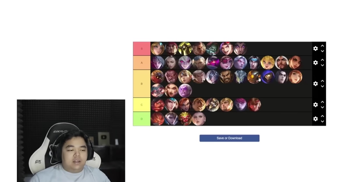 Tier list hero EXP lane versi R7: 7 opsi sempurna buat kalian! | ONE ...