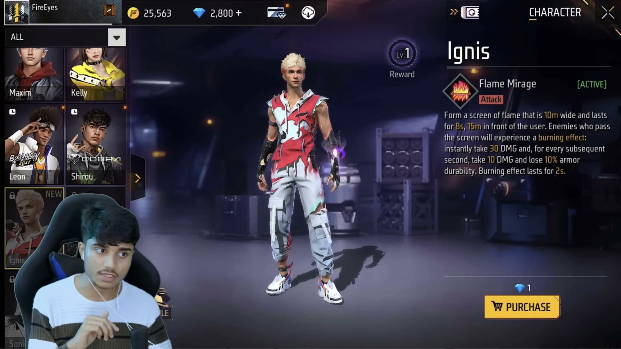 Karakter Ignis Free Fire: Penjelasan Skill, tanggal rilis dan hal ...