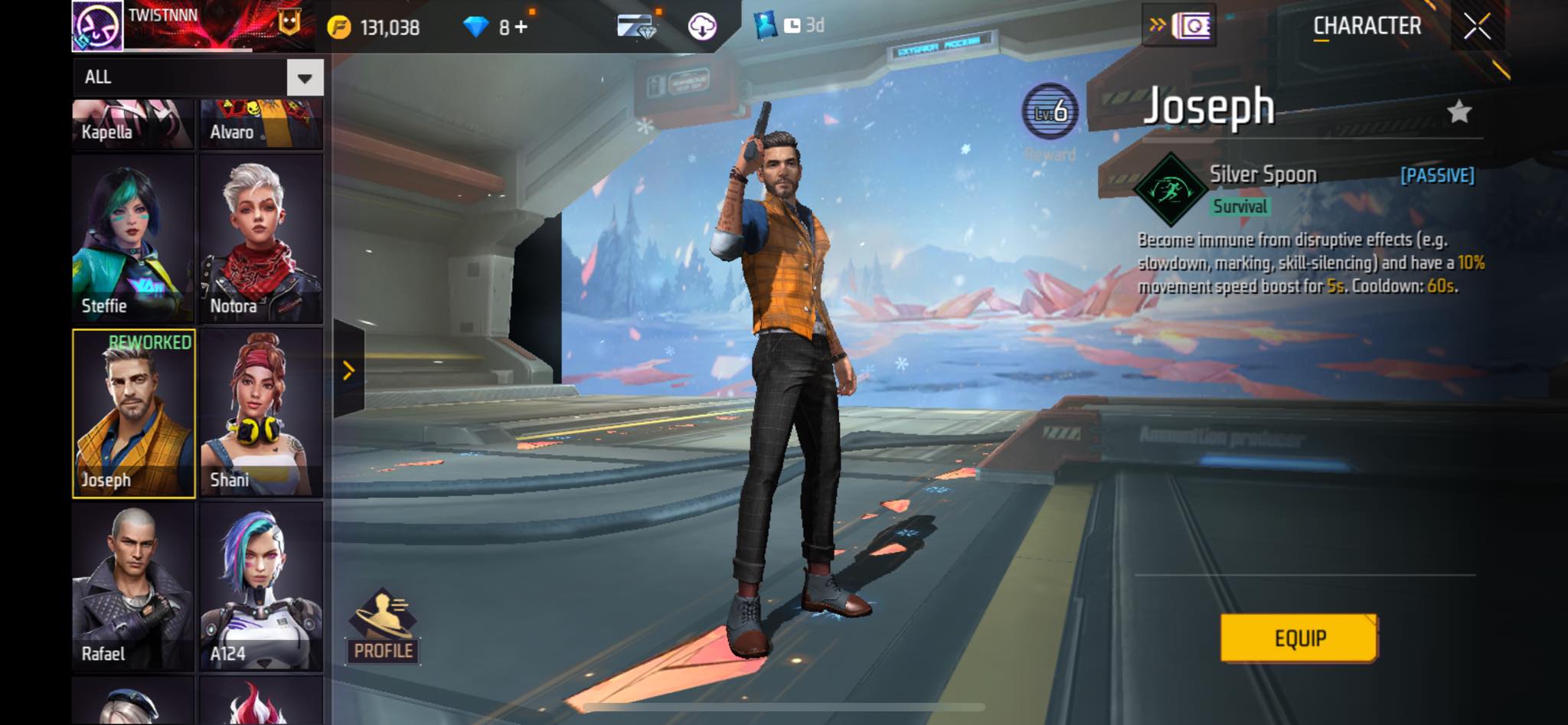 Alasan karakter Joseph Free Fire bisa masuk META setelah di-buff | ONE ...