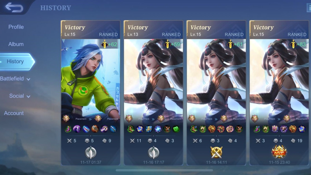 Cara sembunyikan histori pertandingan MLBB | ONE Esports Indonesia