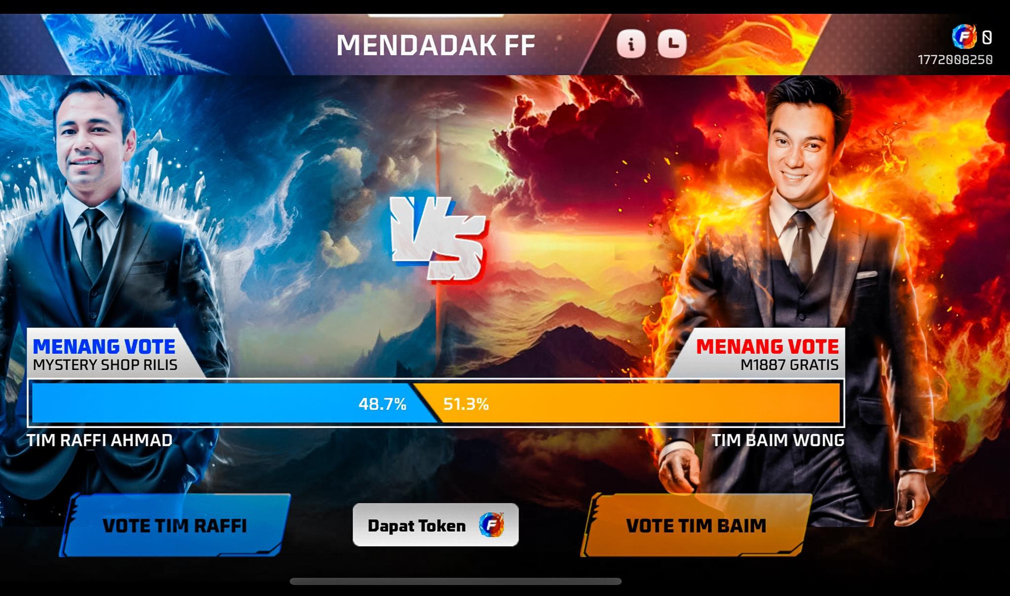 Hasil vote FF: Raffi Ahmad menang, mystery shop Desember 2023 rilis ...