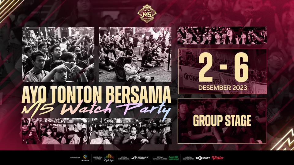 Dukung ONIC Esports dan Geek Fam di M5 dengan nobar di 8 kota besar ...