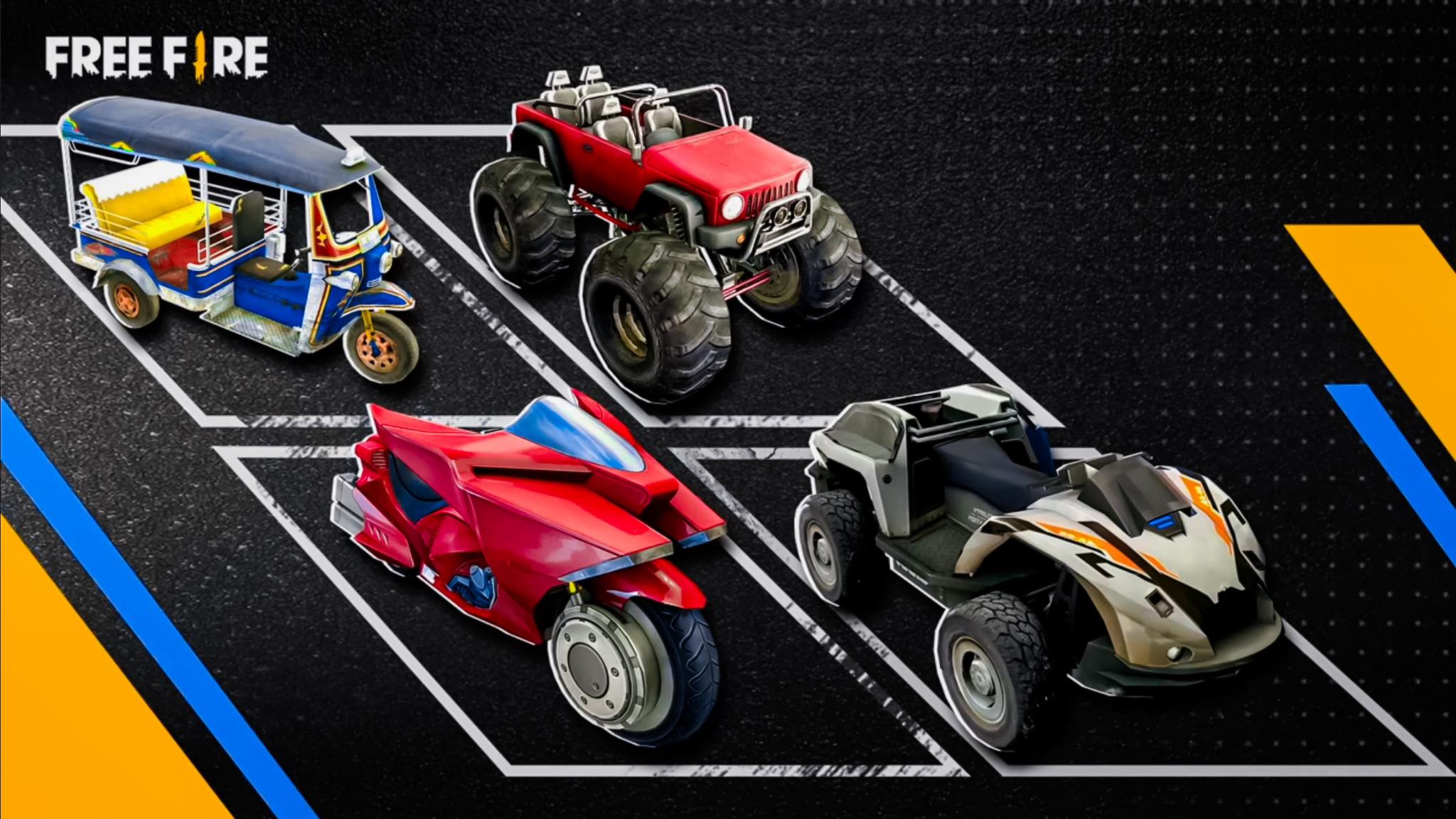 Daftar kendaraan Free Fire lengkap dan terbaru di 2024 | ONE Esports ...