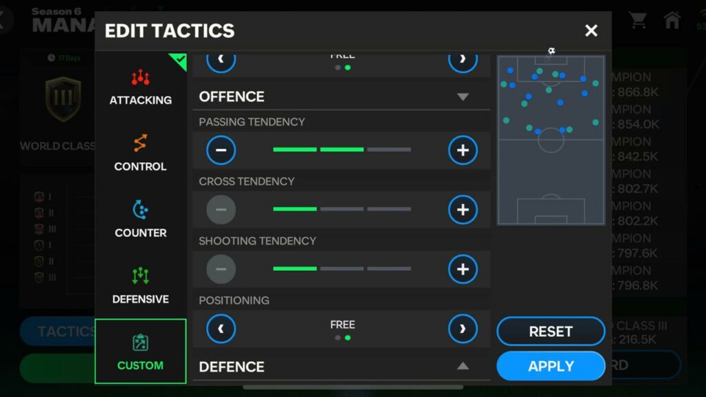 2 opsi setting Mode Manager FC Mobile berdasarkan OVR lawan | ONE ...