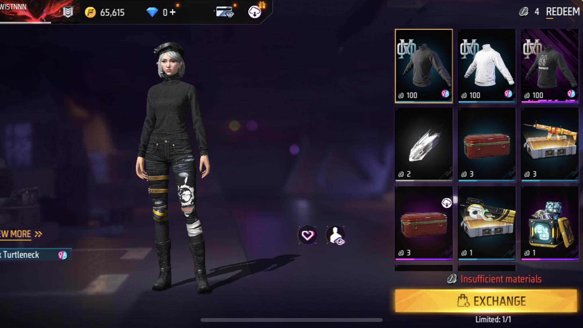 Cara dapat bundle Turtleneck FF (Free Fire), item wajib para sepuh ...