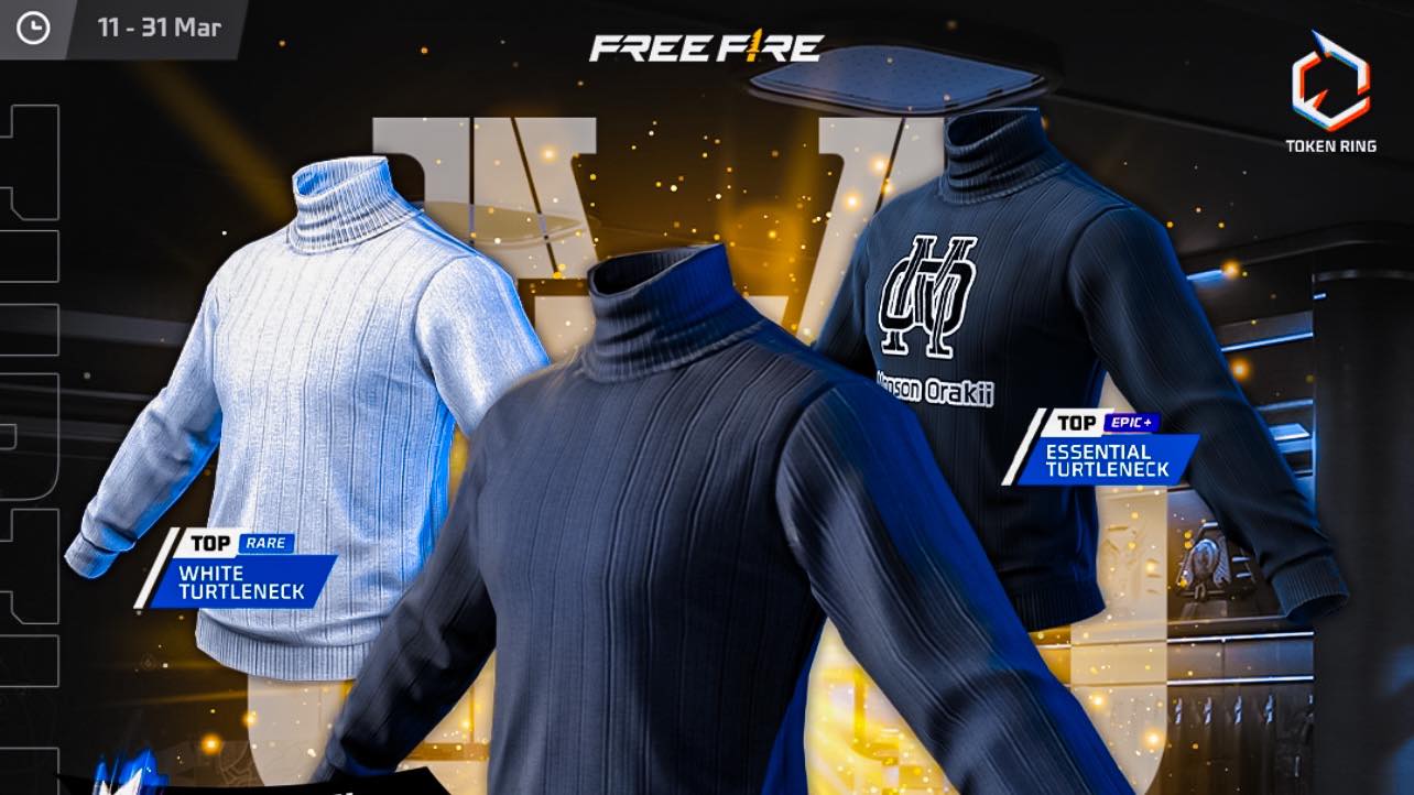 Cara dapat bundle Turtleneck FF (Free Fire), item wajib para sepuh ...