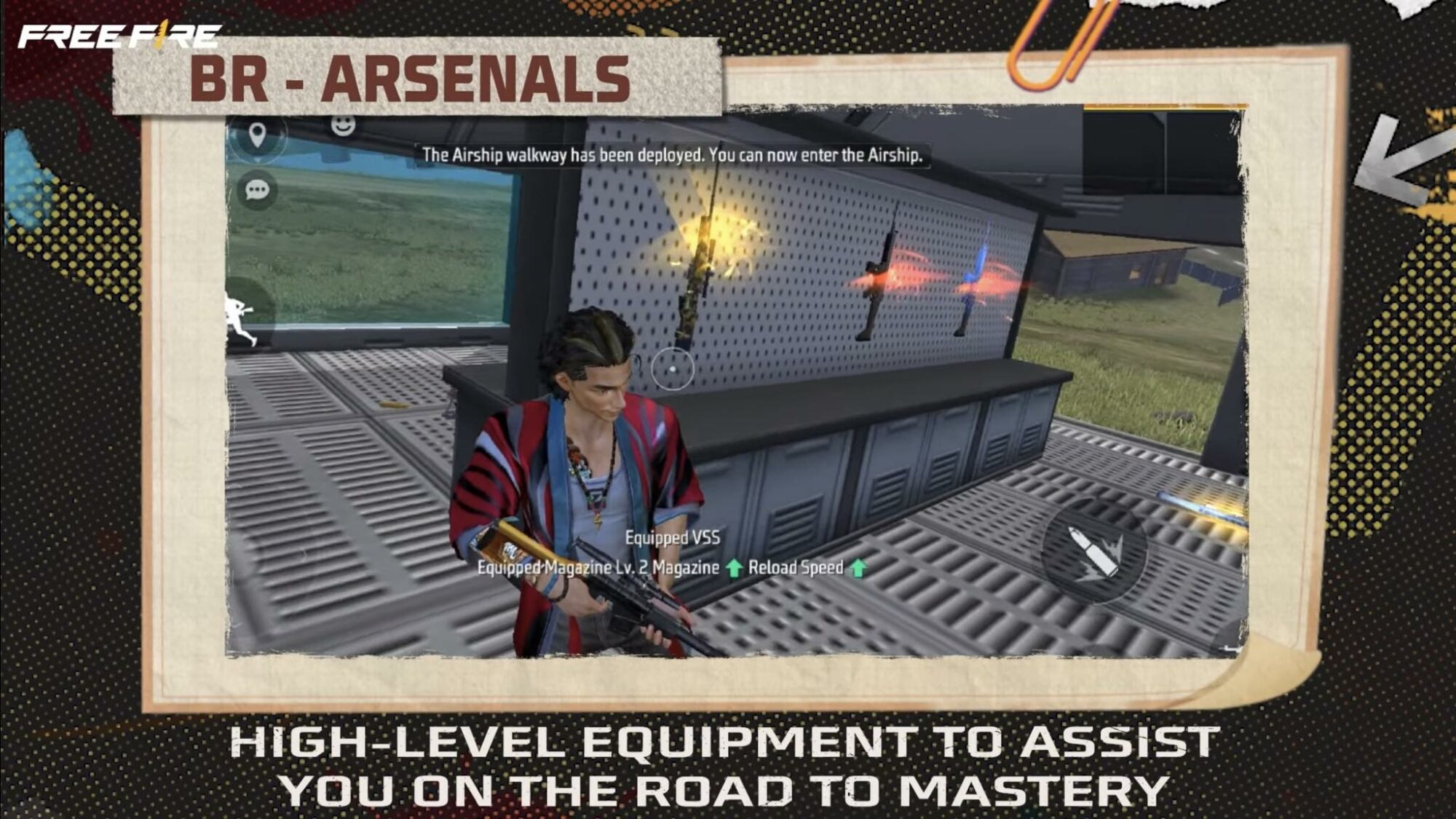 Semua lokasi tempat Arsenal Free Fire, cara dapat senjata terbaik! | ONE Esports Indonesia