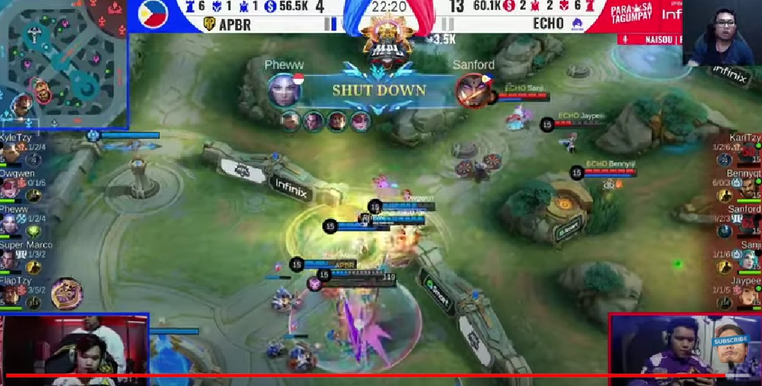 Gamesense Dewa! ECHO Sanji outplayed AP BREN | ONE Esports Indonesia