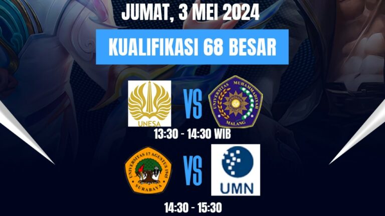 Jadwal Liga Esports Nasional Mahasiswa 2024 MLBB, 935 tim dari seluruh Indonesia siap tempur ...