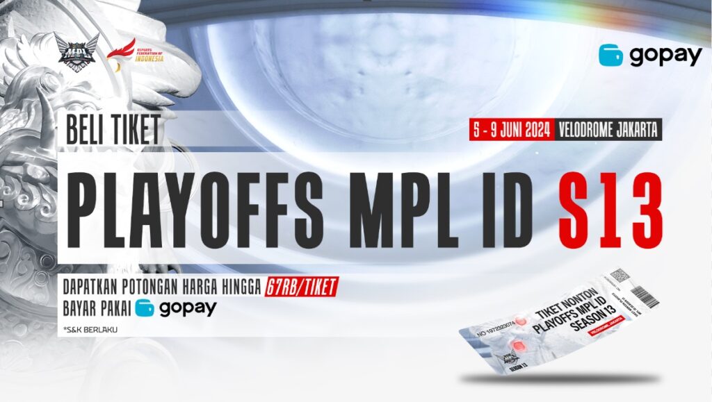 Harga tiket playoff MPL ID S13 dan cara beli | ONE Esports Indonesia