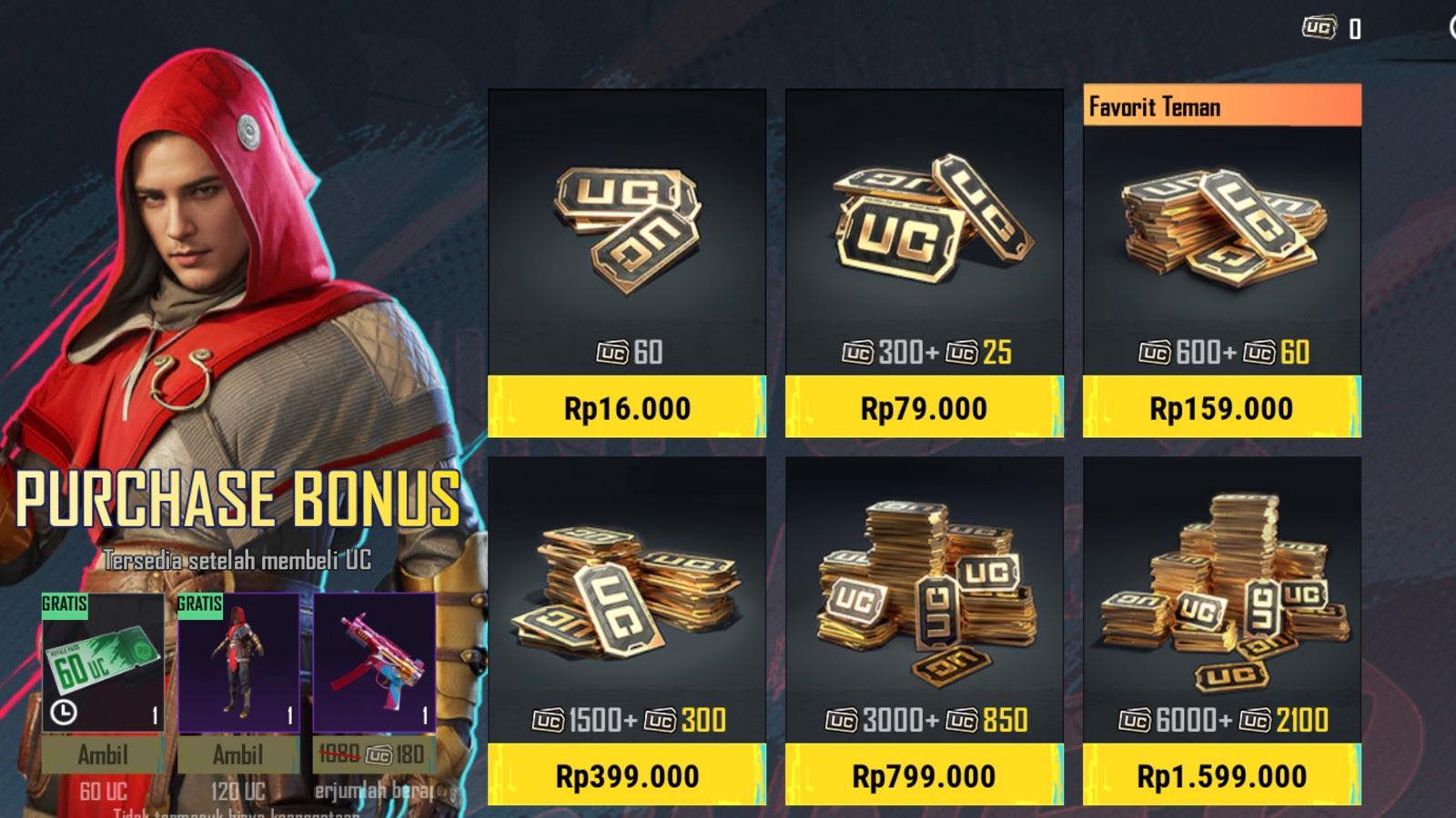 Daftar harga UC PUBG Mobile Juni 2024, pemain wajib tahu! | ONE Esports ...