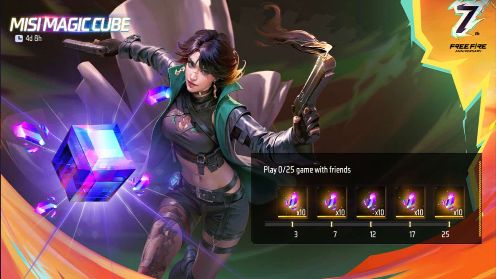 Cara dapat Magic Cube Free Fire 7th Anniversary gratis, klaim mudah ...