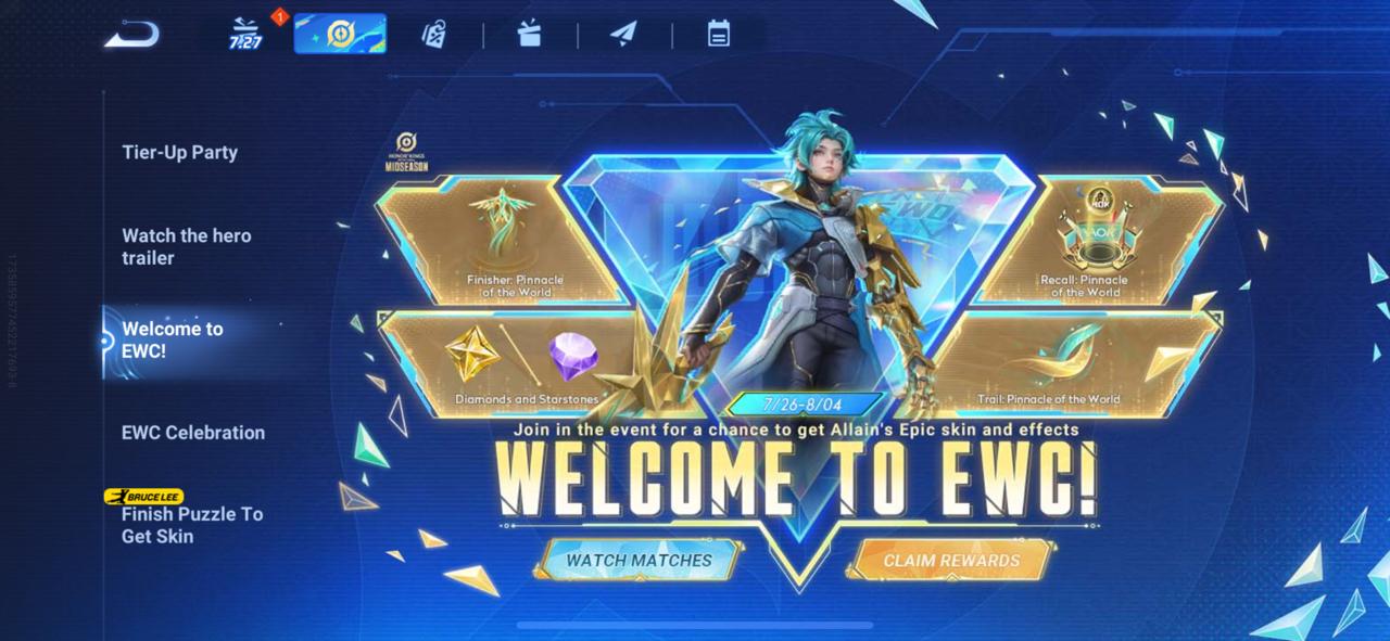 Gratis! Ini cara dapat skin Allain Heavenblade selama HOK EWC 2024 | ONE Esports Indonesia