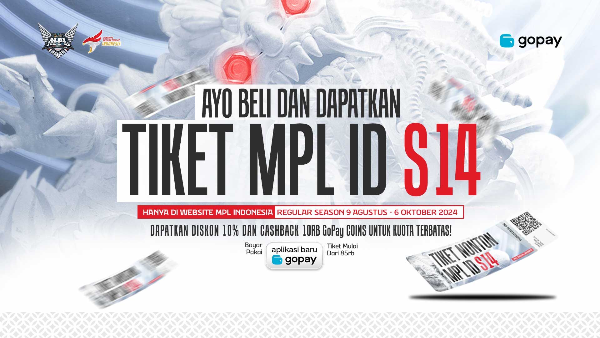 Harga tiket MPL ID S14 dan cara beli | ONE Esports Indonesia