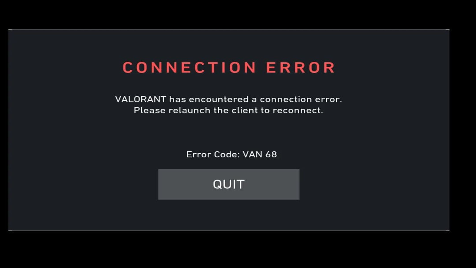 Cara mengatasi error Valorant VAN 68 | ONE Esports Indonesia Cara mengatasi error Valorant VAN 68 | ONE Esports Indonesia