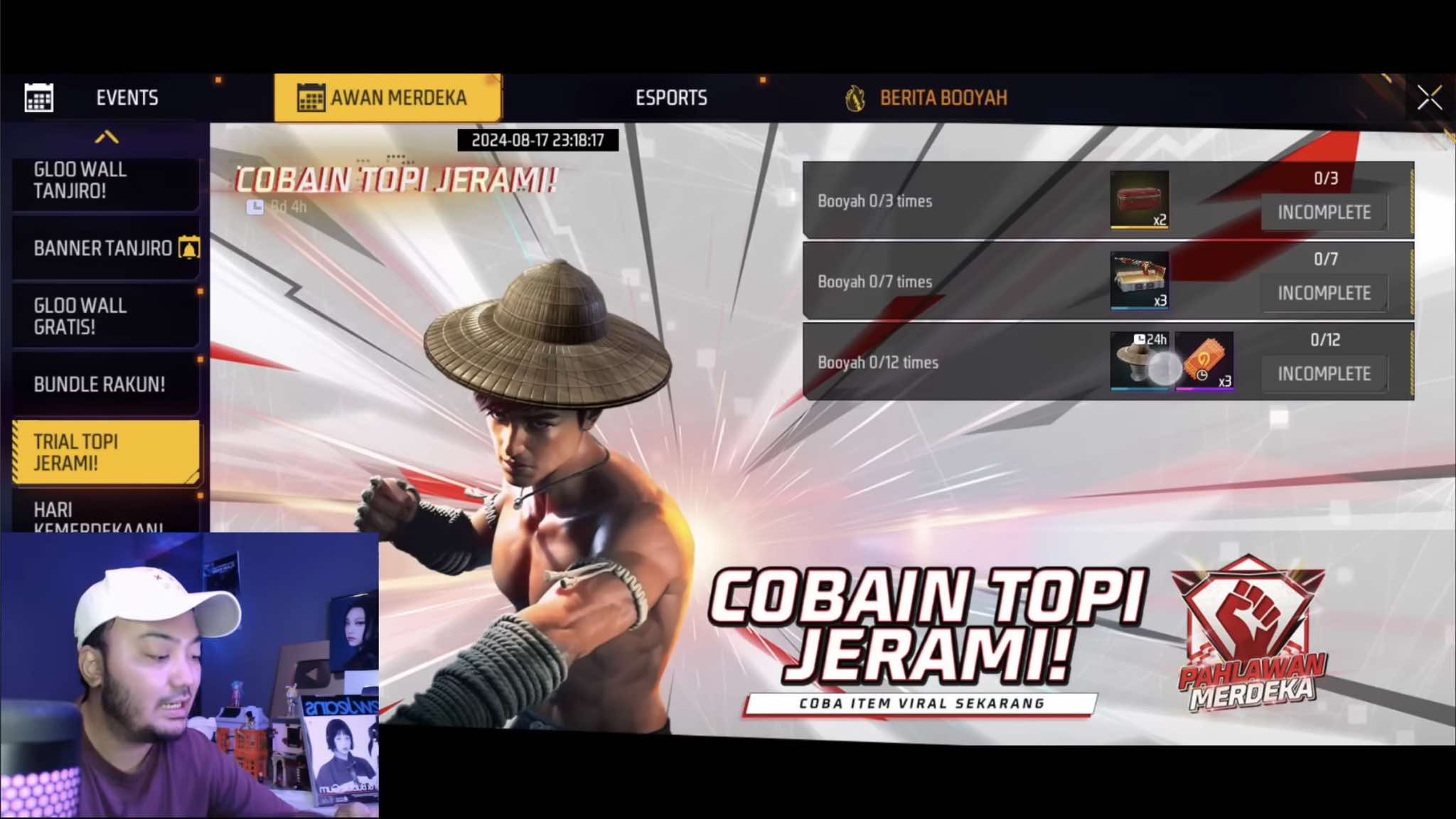 Cara dapat topi jerami FF, item langka edisi 17 Agustus! | ONE Esports ... Cara dapat topi jerami FF, item langka edisi 17 Agustus! | ONE Esports ...