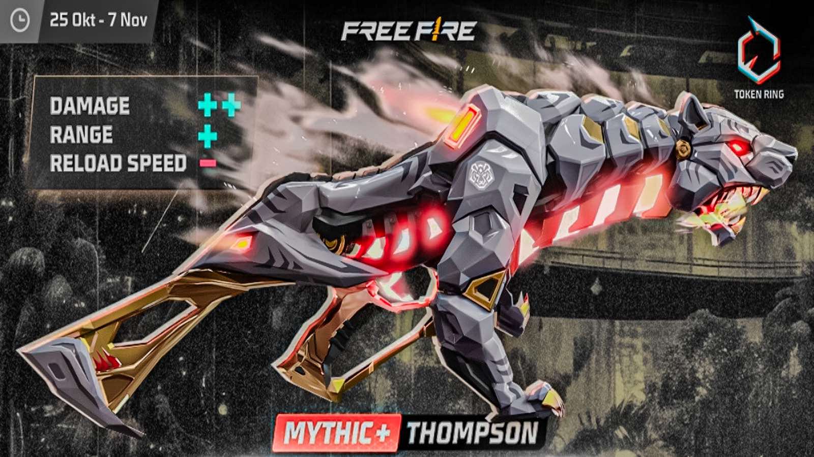 Cara dapat Thompson Mythic Free Fire, koleksi langka! | ONE Esports ...