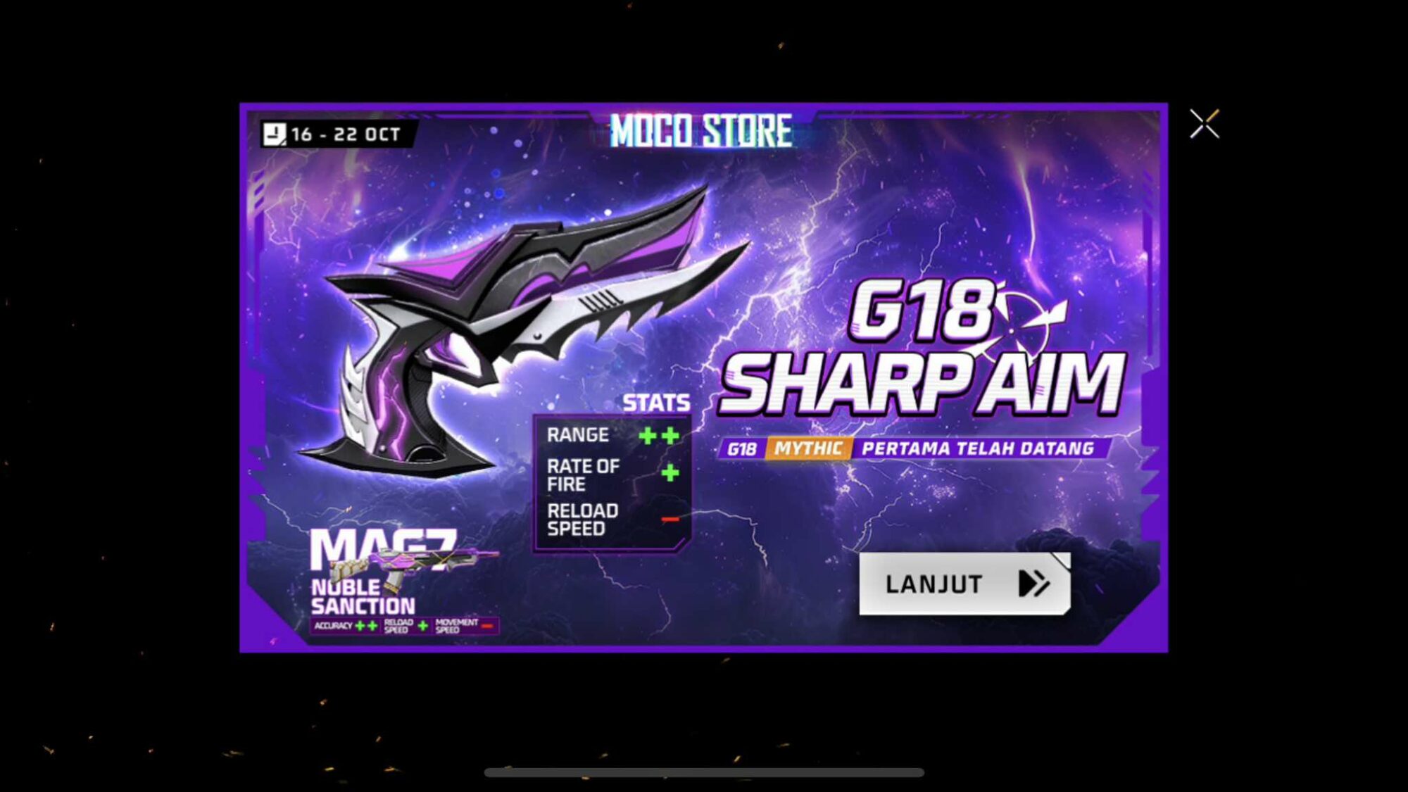 Cara dapat G18 Mythic Free Fire, senjata langka wajib punya! | ONE ...