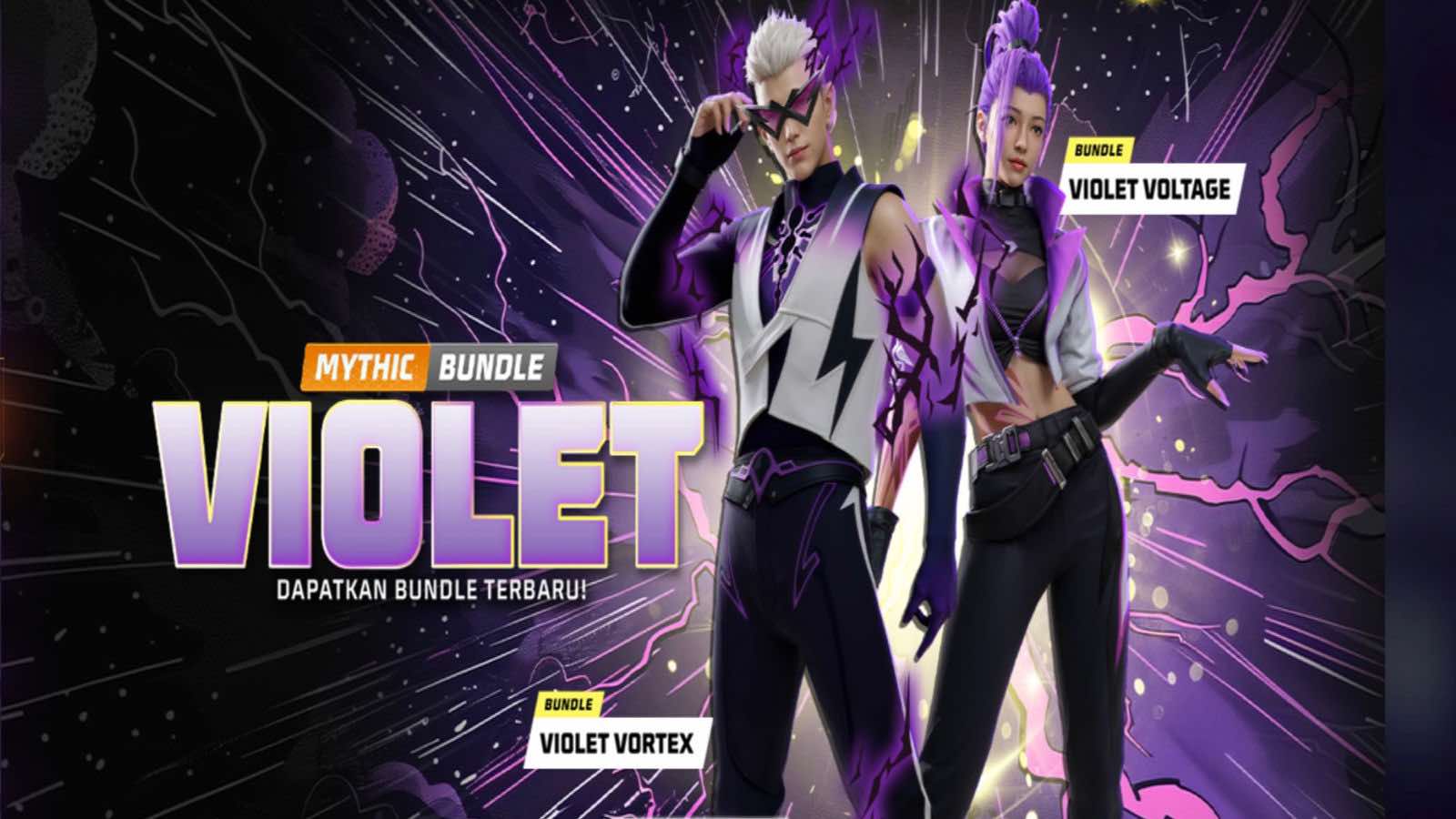 Cara dapat bundle Mythic Violet Free Fire, tampil gaya ala sultan ...