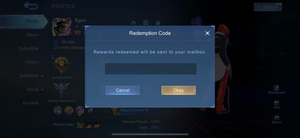 Cara redeem code Mobile Legends terbaru: Lebih simpel! | ONE Esports Indonesia