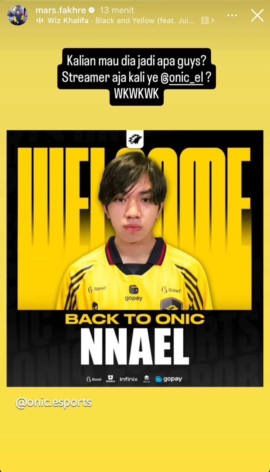 Nnael tinggalkan Alter Ego, masa pinjaman habis! | ONE Esports Indonesia