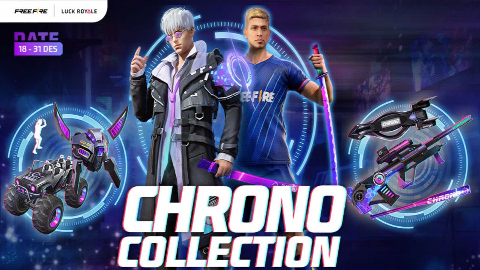 Cara dapat bundle Chrono Free Fire, baju pilihan CR7! | ONE Esports ...