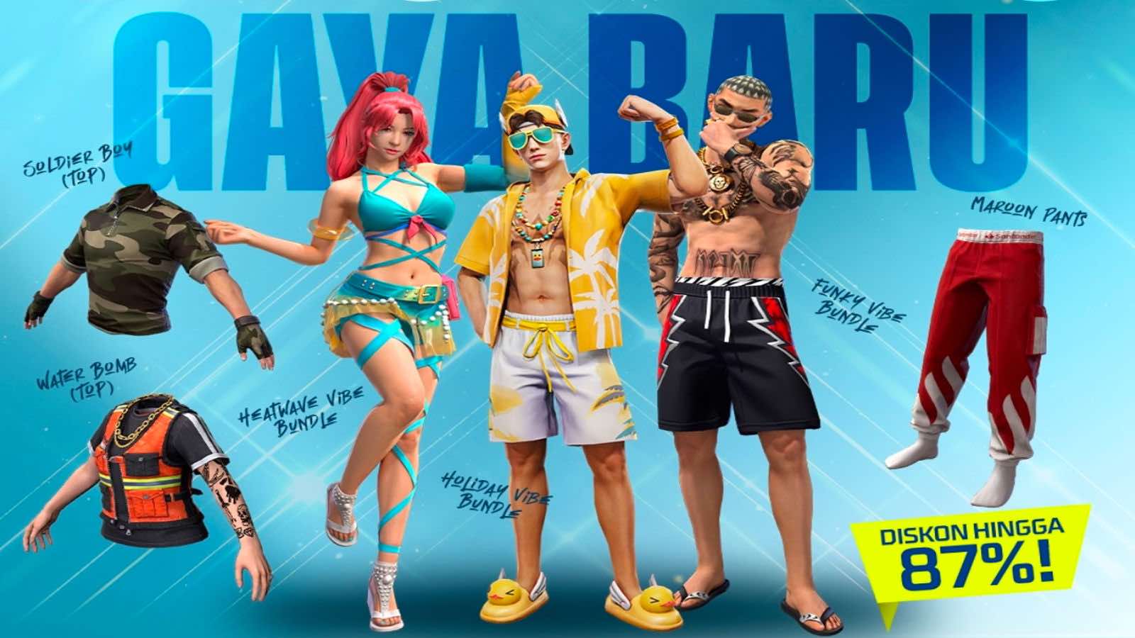 Cara dapat bundle Tahun Baru Free Fire, tutup 2024 dengan gaya! | ONE ...