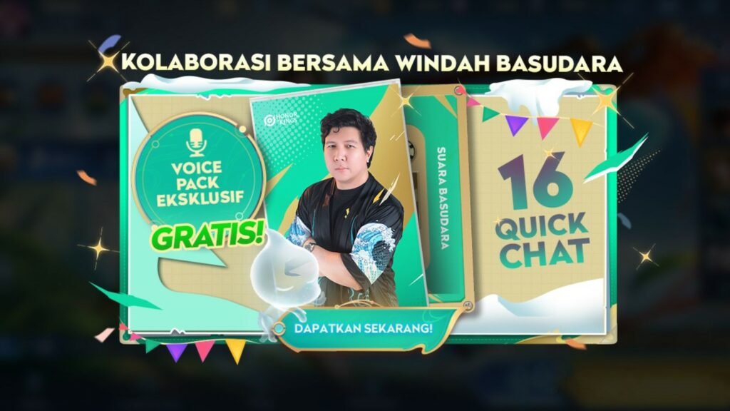 Cara dapat Voice Pack Windah Basudara gratis, jangan sampai terlambat ...