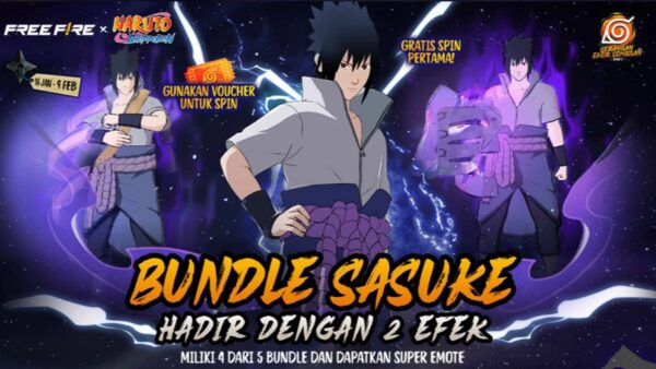 Cara dapat bundle Sasuke Free Fire eksklusif, mode Susanoo On! | ONE ...