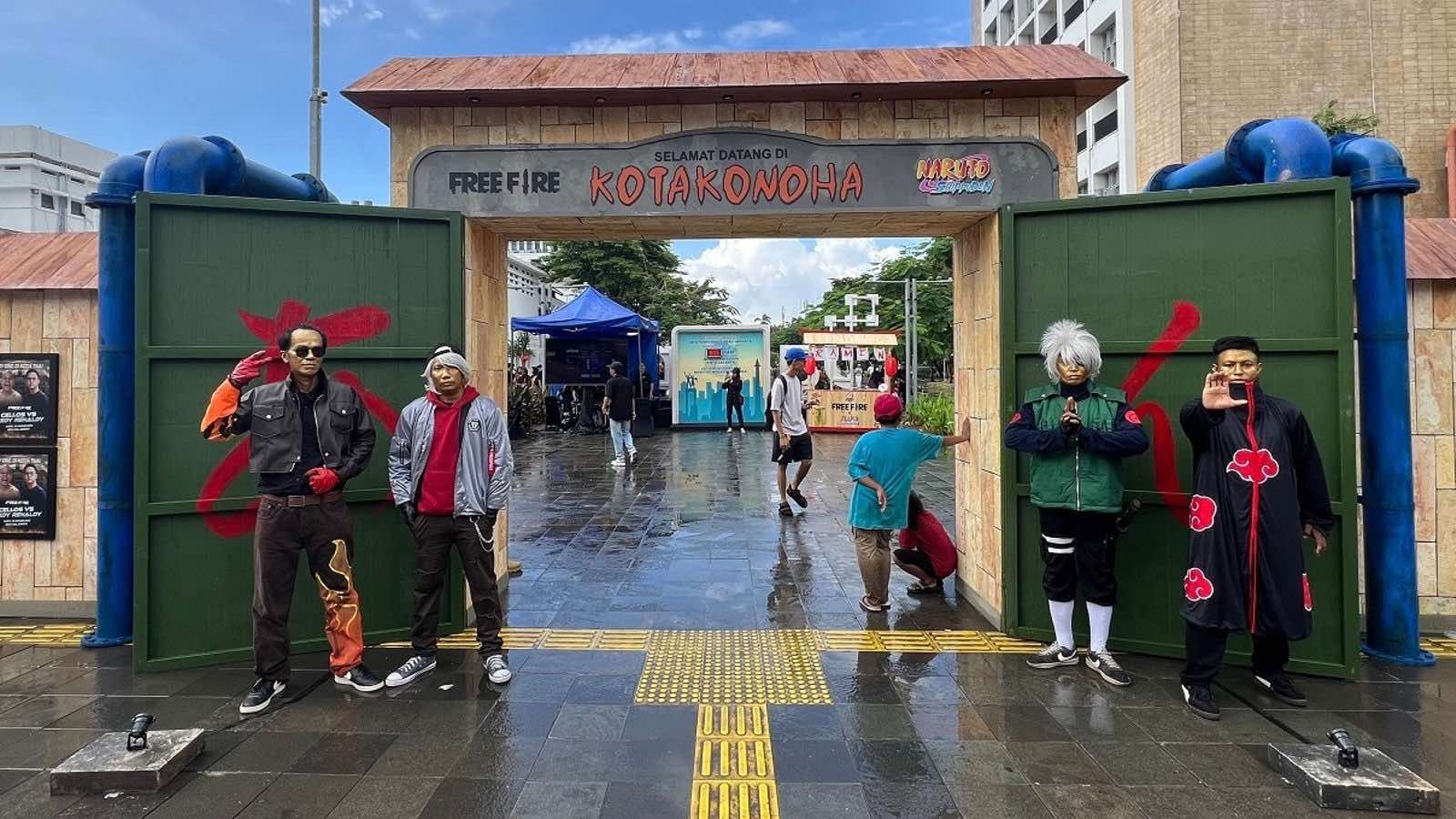 Kolaborasi Free Fire x Naruto hadir di Kota Tua, ada wahana menarik dan ...