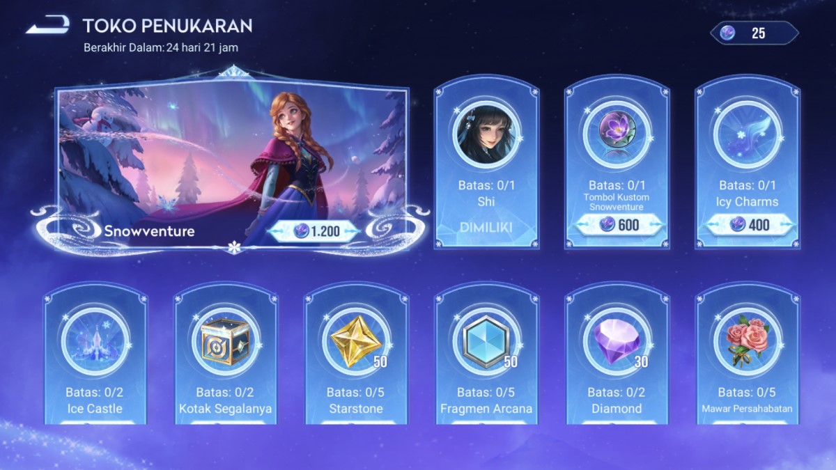 Ini cara dapat skin Anna HOK x Frozen, Shi Snowventure | ONE Esports Indonesia