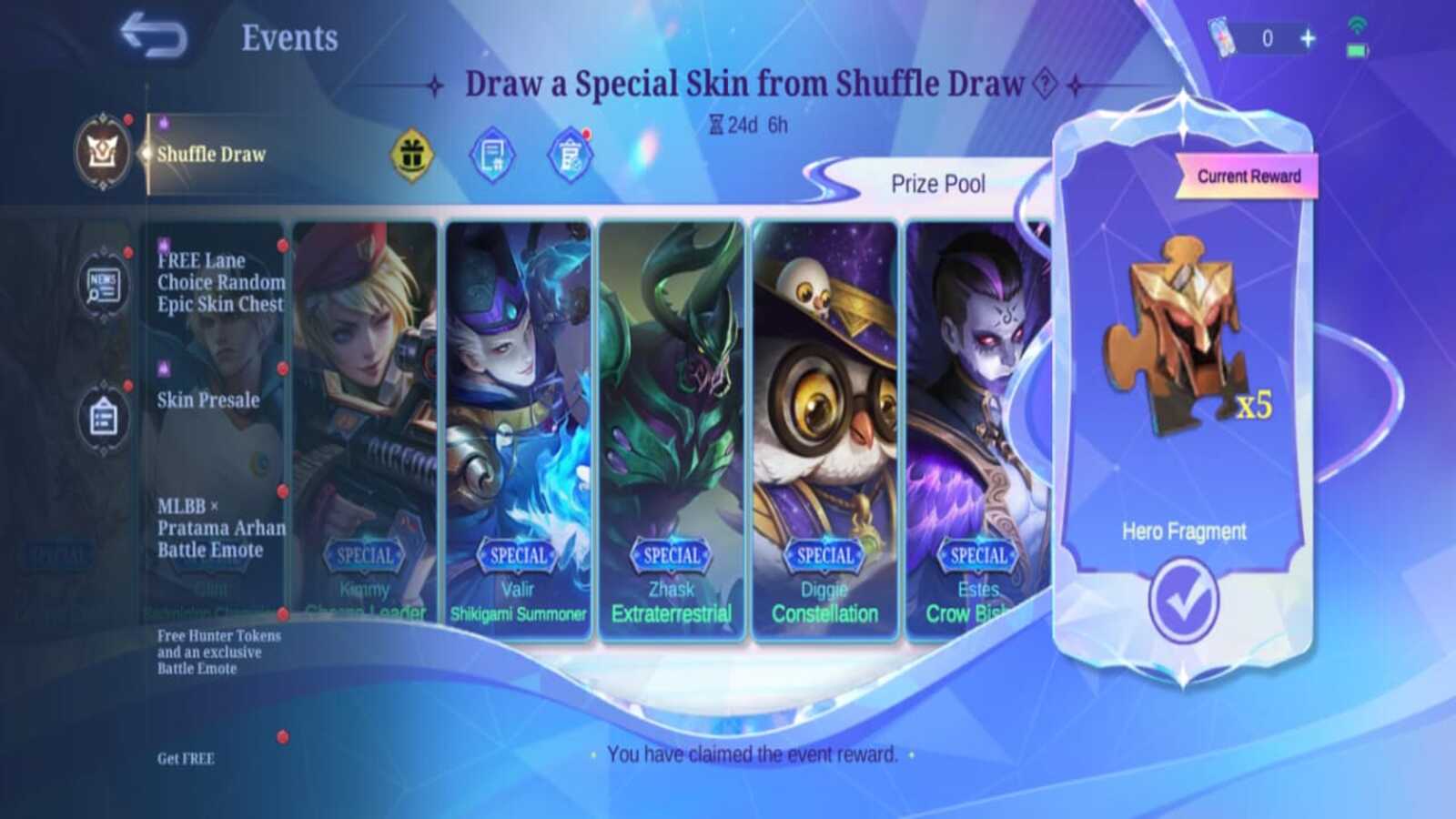 Cara dapat skin Special MLBB gratis, tak sesulit yang kalian kira | ONE ...