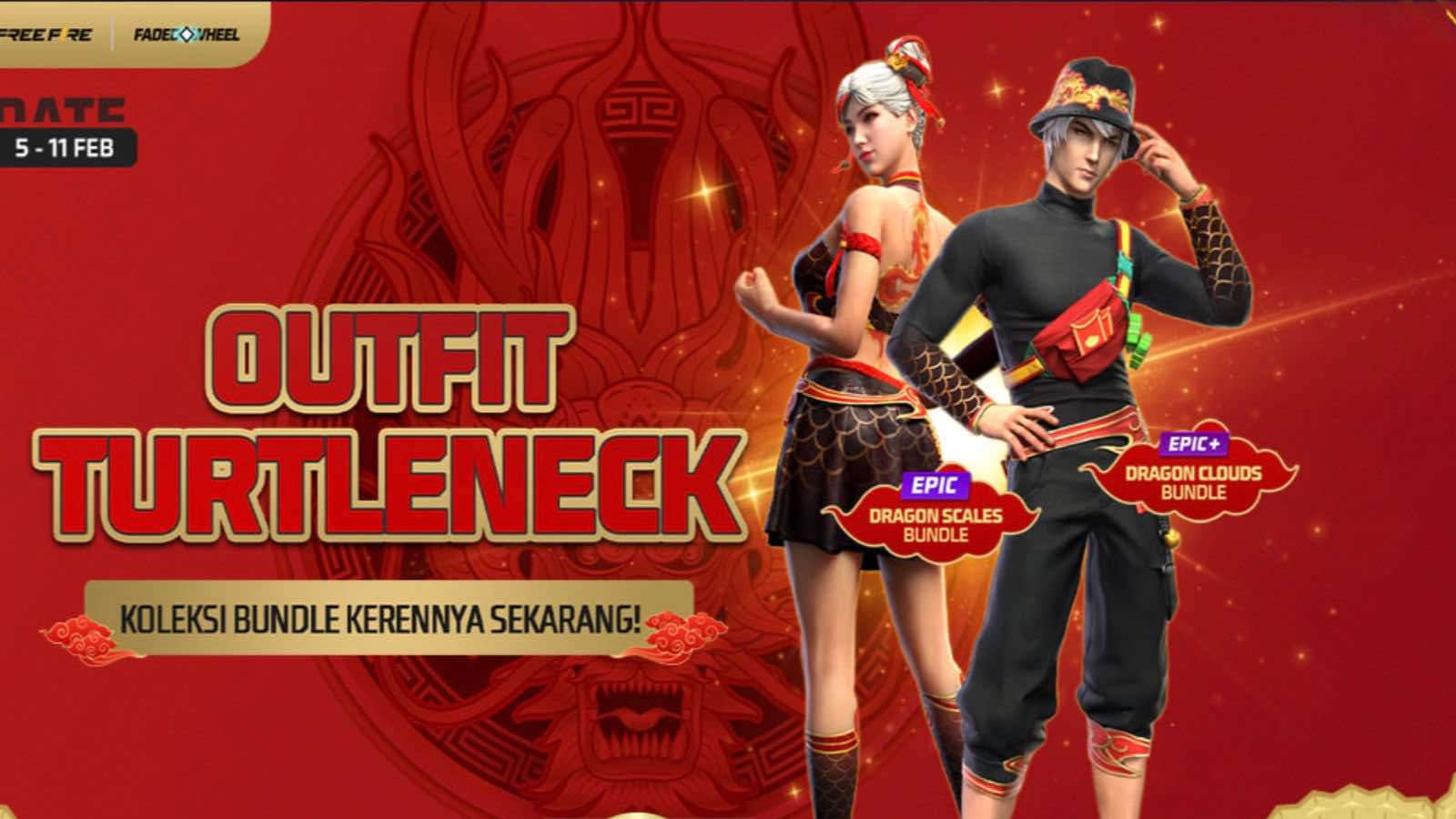 Cara dapat bundle Turtleneck FF (Free Fire) 2025, lebih stylish! | ONE Esports Indonesia