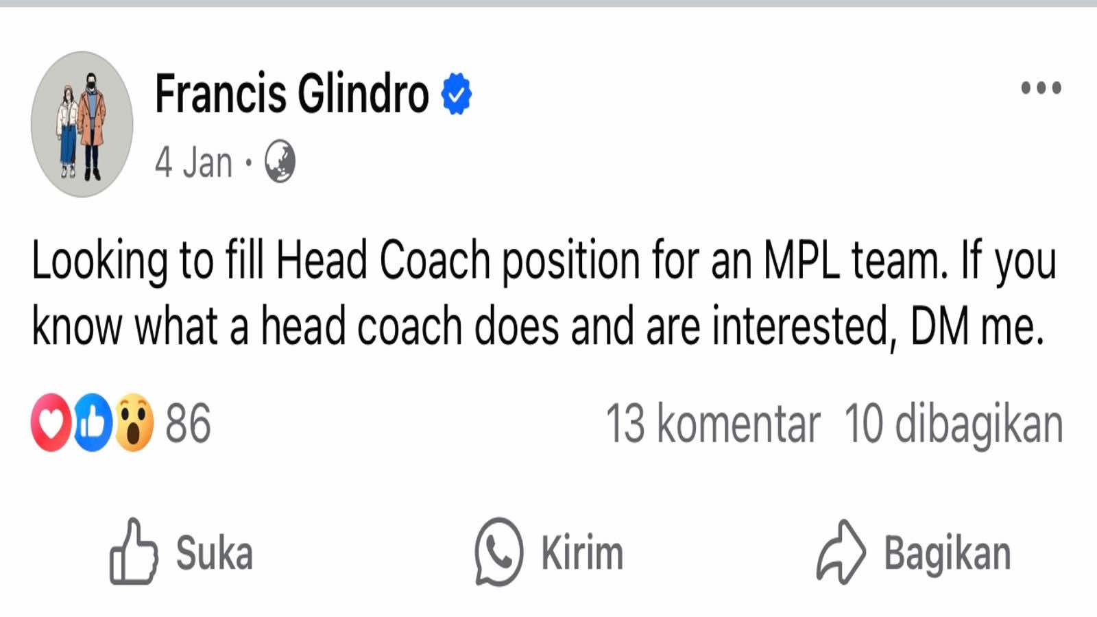 Duckey cari pelatih, kode dapat role baru atau pindah tim? | ONE ...